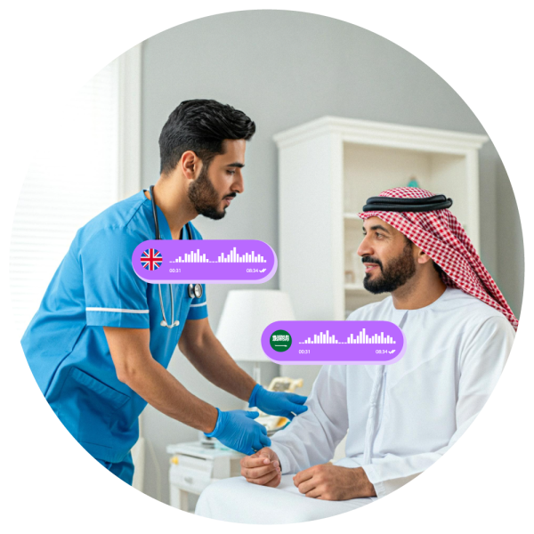 AI Language Interpreter Saudi Arabia | Multilingual Care